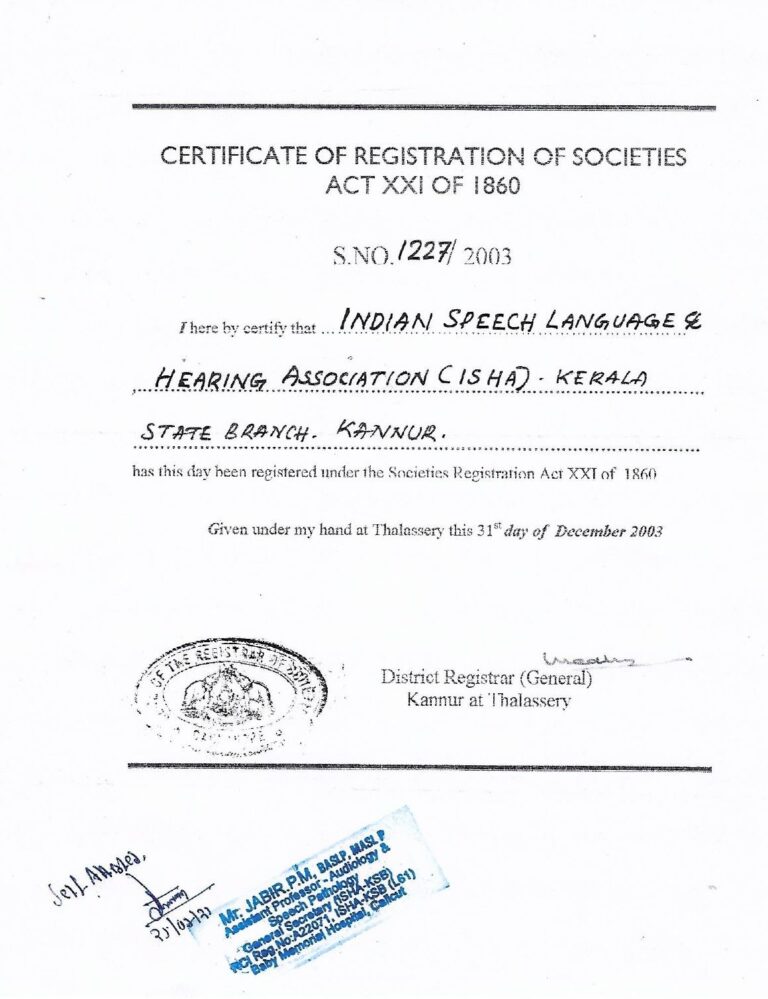 Registration Details - ISHA Kerala